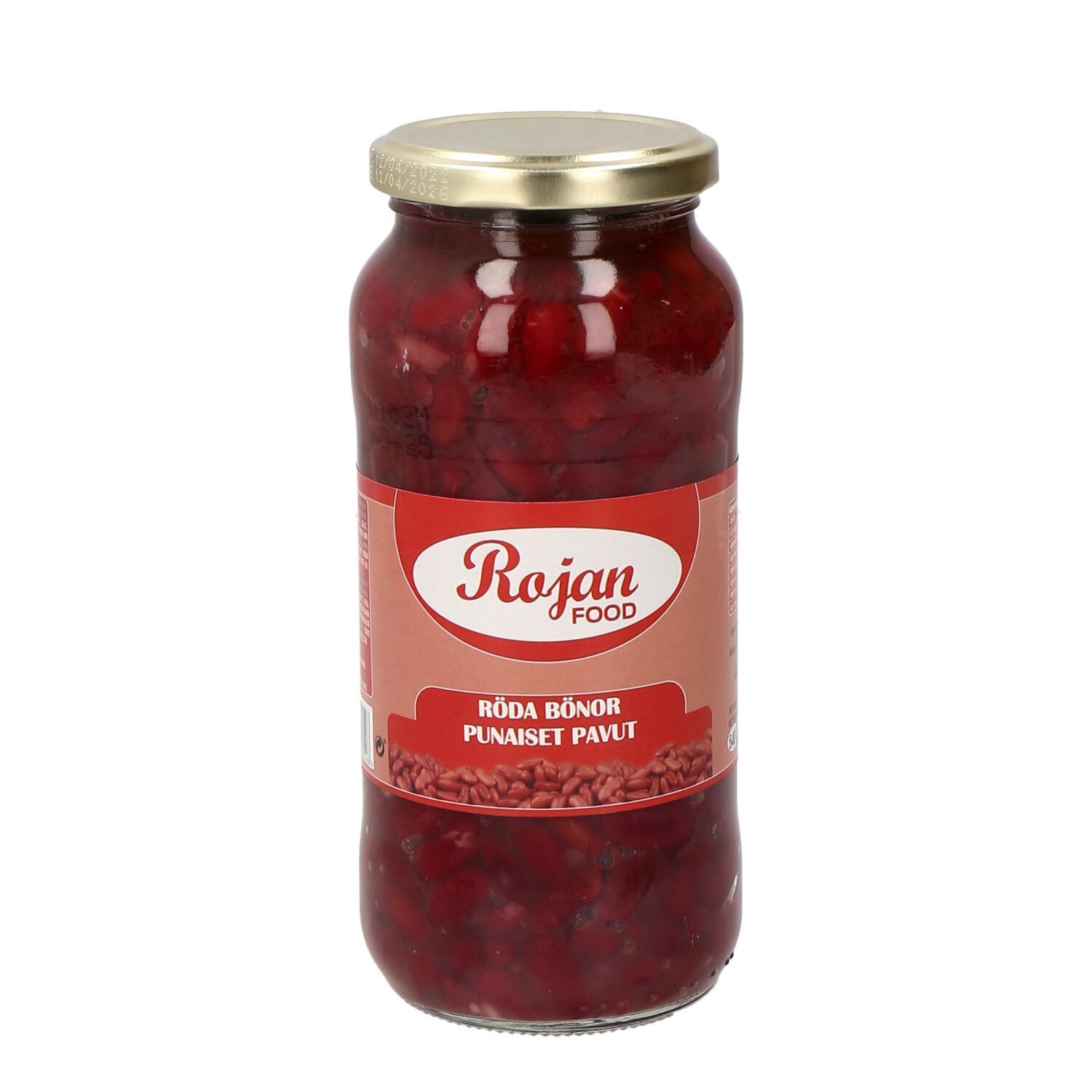 Rojan – Röda Bönor i glas 540gr x 12 – Ethnic Foods AB